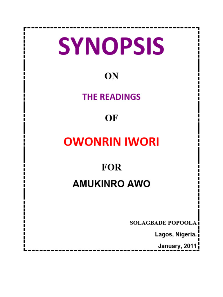 94 Owonrin Iwori | Download Free PDF | Ethnic Religion | Santería