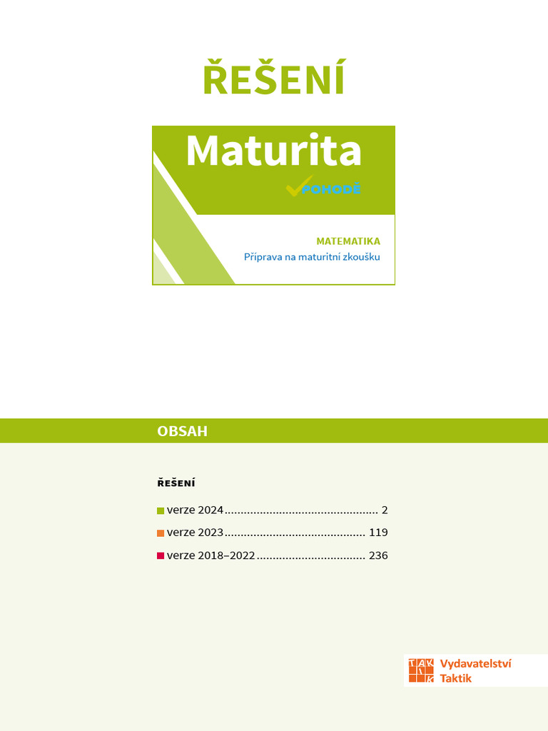 Vpohode Reseni Mat 3 | PDF