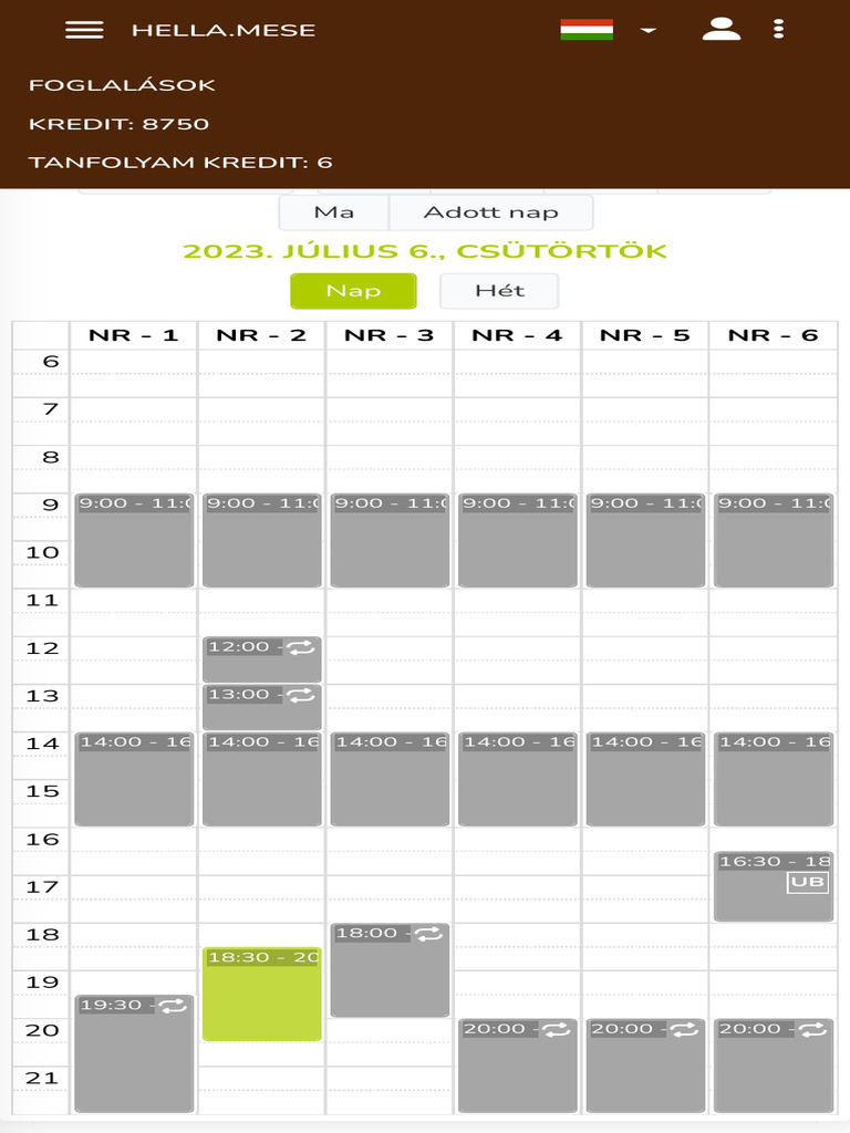 HELLA - MESE - Foglalási Naptár | PDF