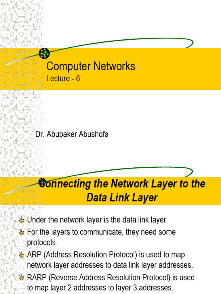 CN 06 | PDF | Computer Network | Internet Protocols