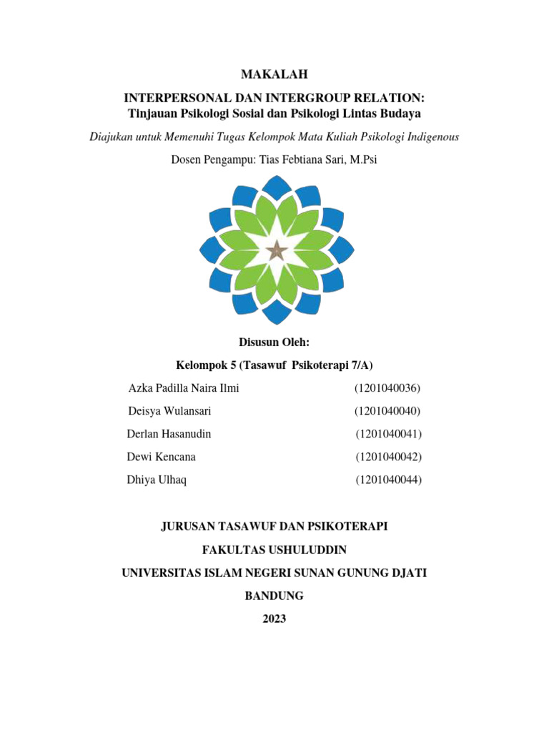 Kelompok 5 Psi Indigenous | PDF