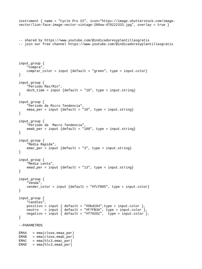 Cycle Pro V2 Trading Script | PDF | Teaching Methods & Materials ...