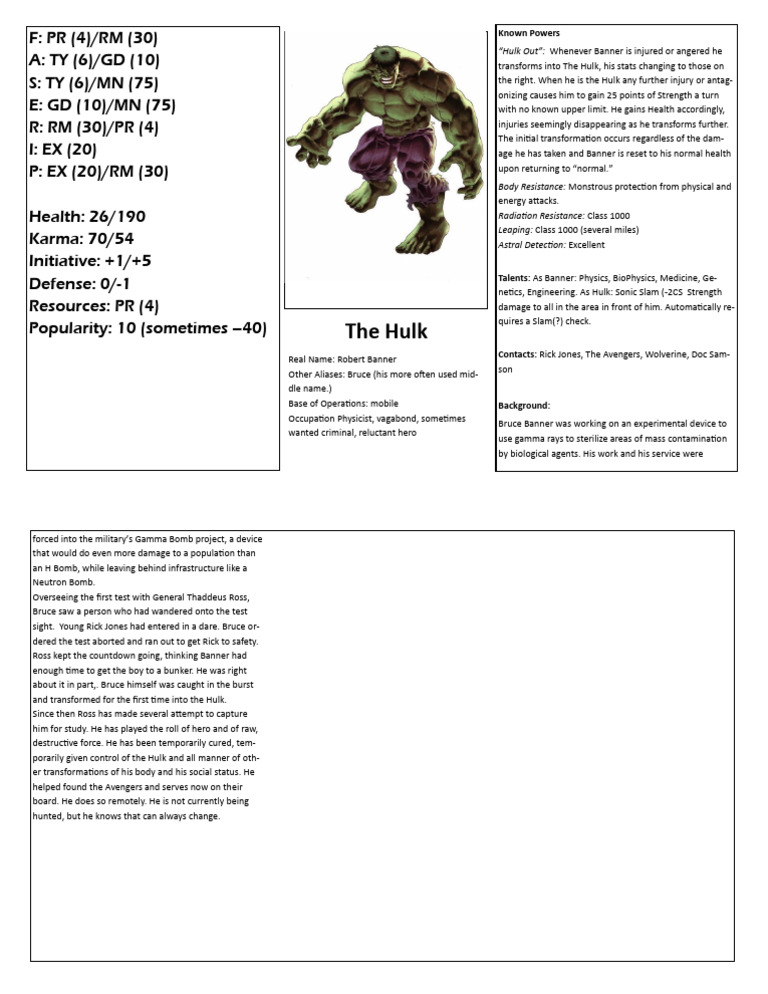 The Hulk | Download Free PDF | Ionizing Radiation | Nuclear Physics