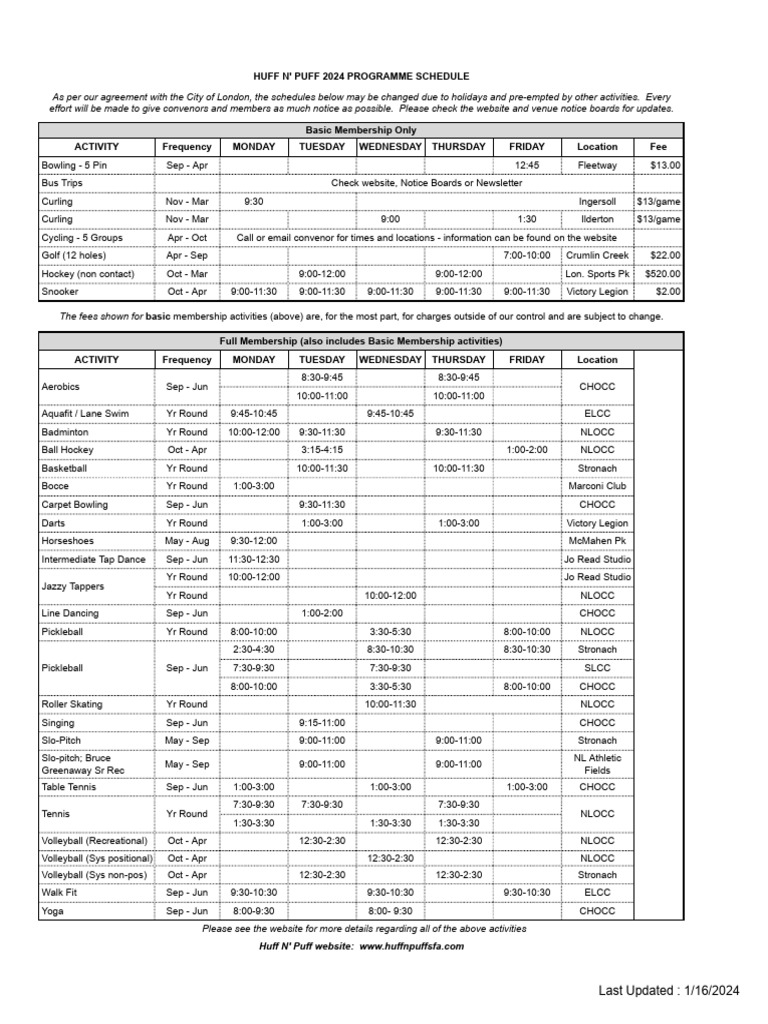 Programme Schedule | PDF