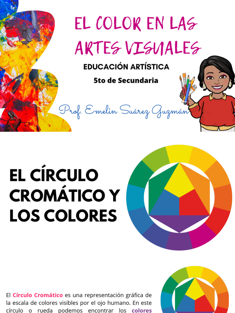 #5 El Color en Las Artes Visuales | Descargar gratis PDF | Color | Amarillo
