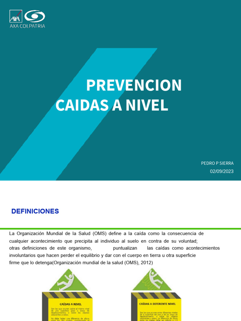CAIDAS A NIVEL AXA COLPATRIA GERMAN | PDF