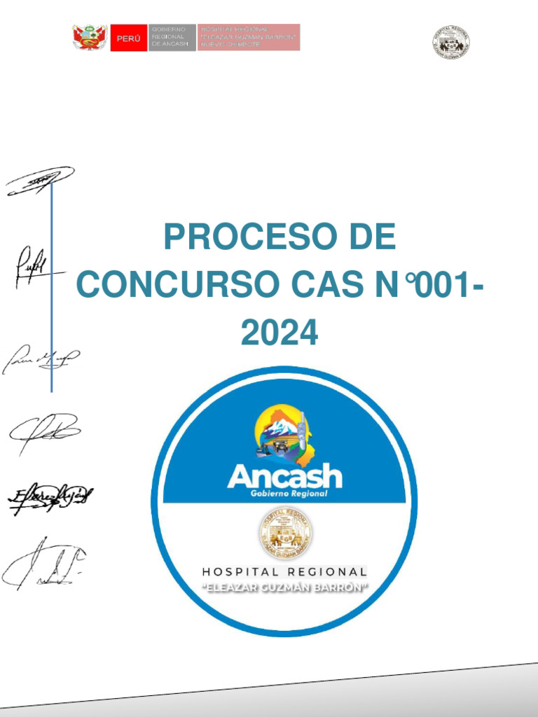 Convocatoria CAS 2024 Hospital EGB | PDF | Farmacia | Ingeniería de ...