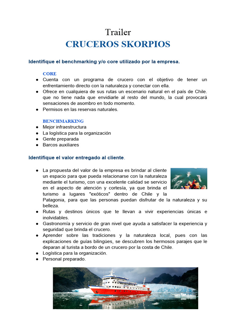 Equipo 3-Crucero Skorpios | PDF