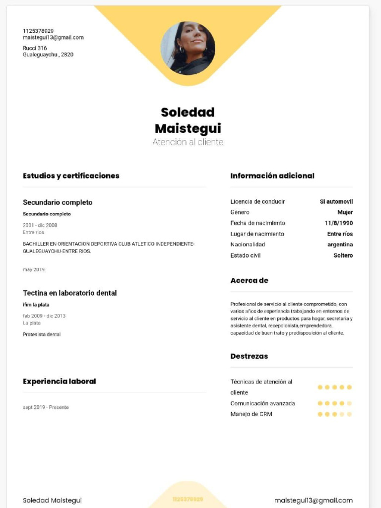 CV Soledad | PDF