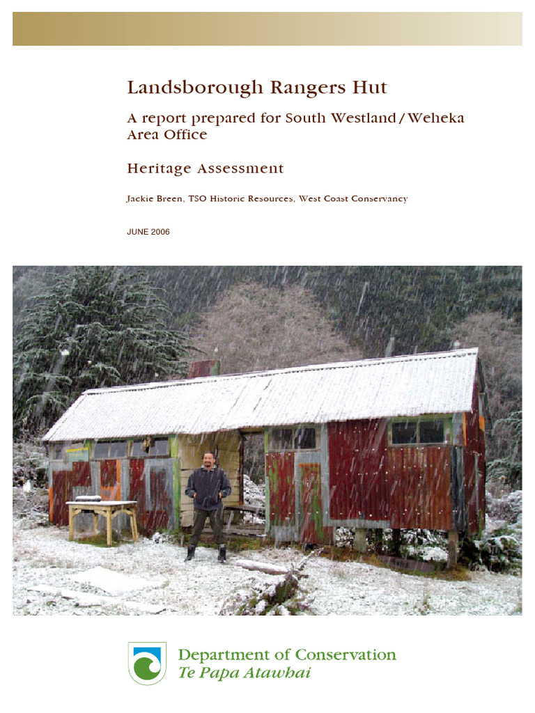 Landsborough Rangers Hut Heritage Assessment | PDF