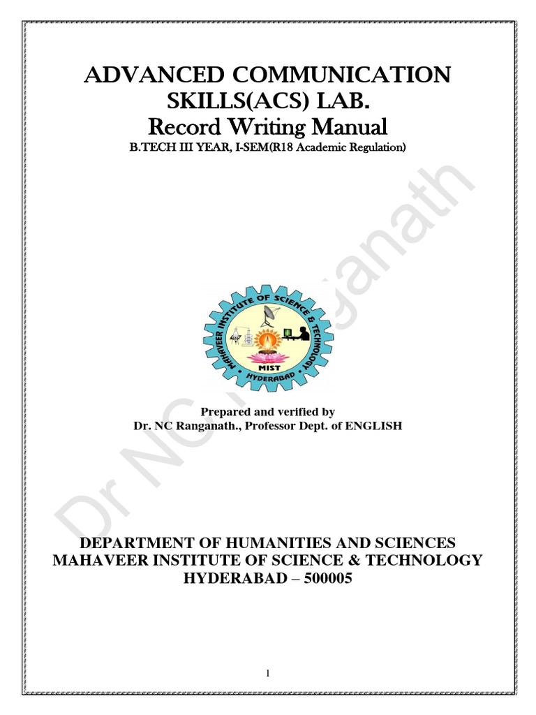 ACS Record MIST-JAN-2024 | PDF