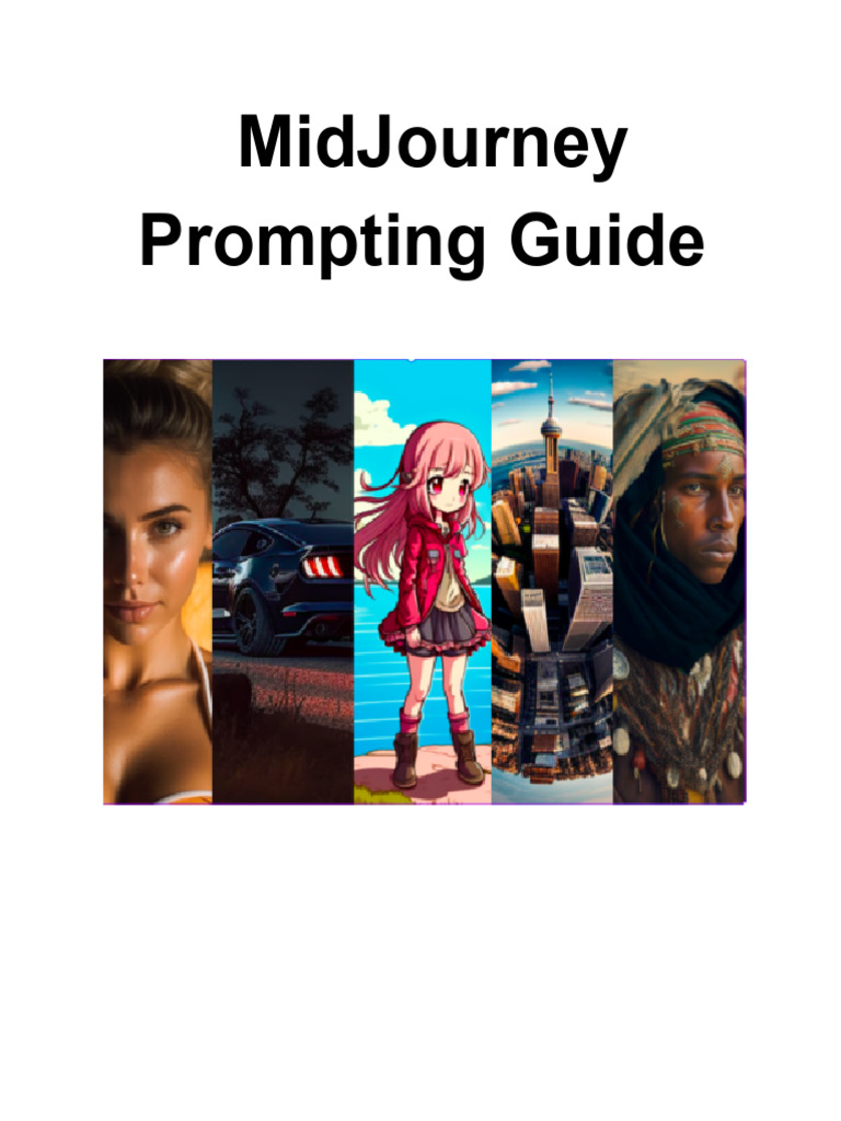 002 MidJourney Prompt Guide | PDF 002 MidJourney Prompt Guide | PDF