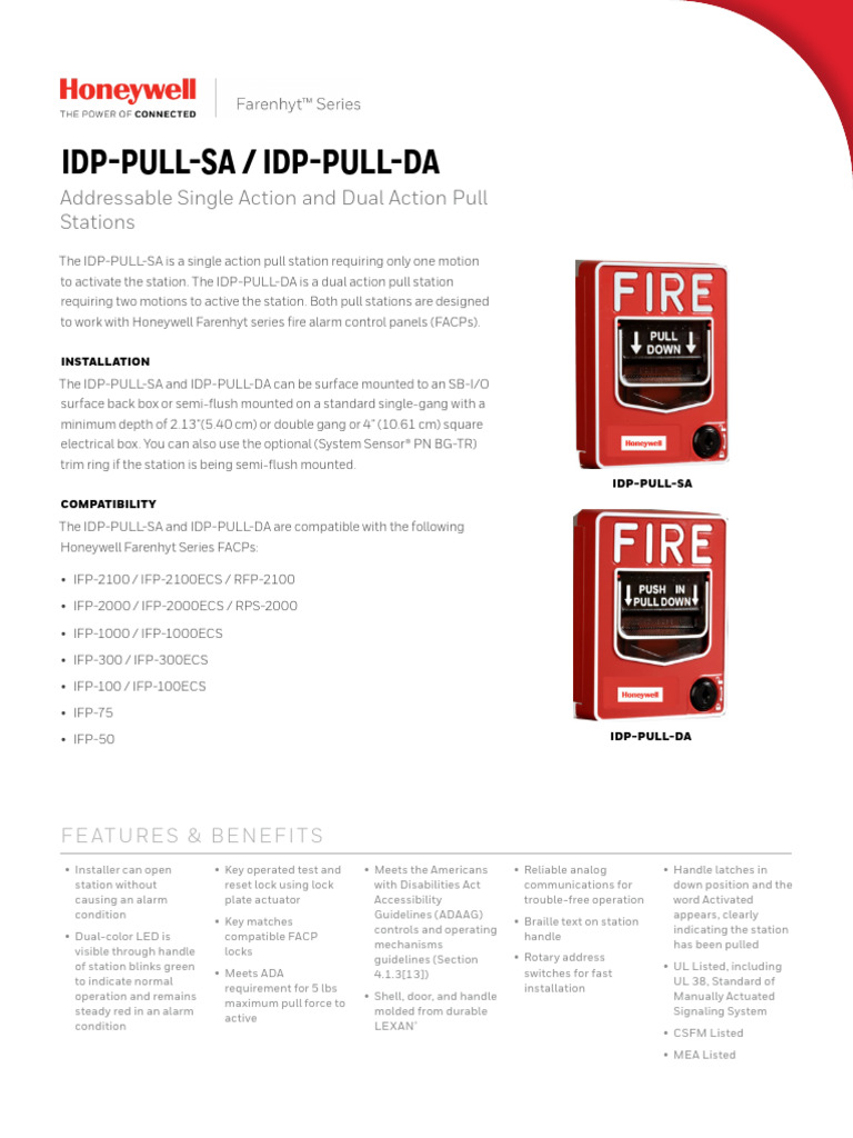 IDP-PULL-DA-Datasheet | PDF | Electrical Engineering | Manufactured Goods