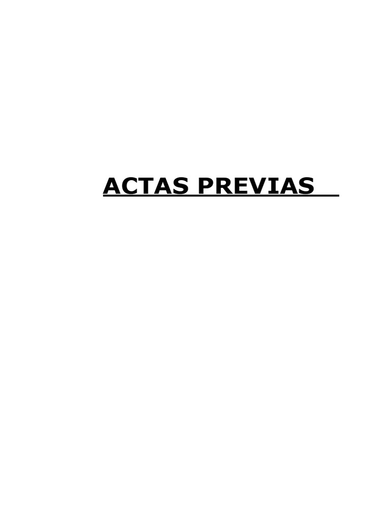 Modelos de Actas PNP | PDF