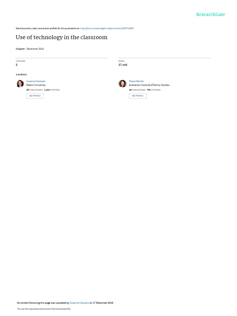 Lsac Asr 2017 Chap10 Teachers - Use - of - Technology | PDF