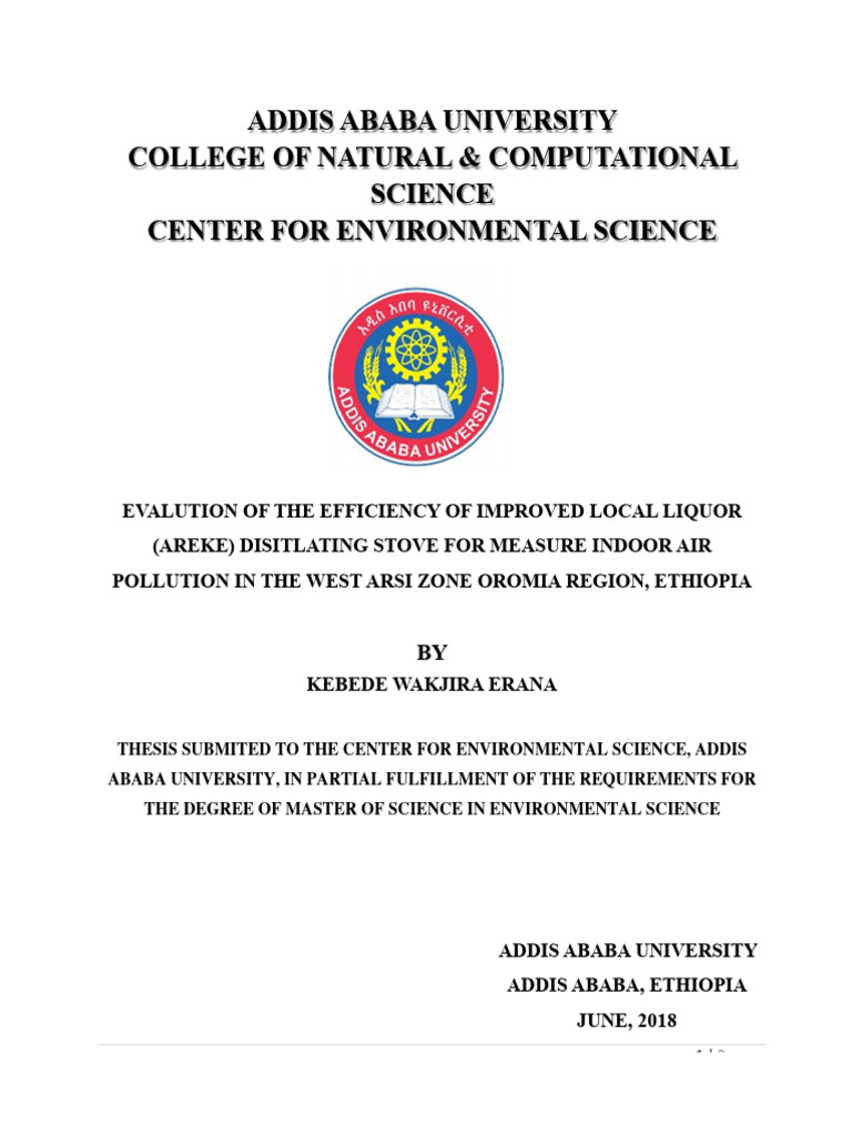 Improved Areke Distillation Stove Efficiency | PDF | Air Pollution ...