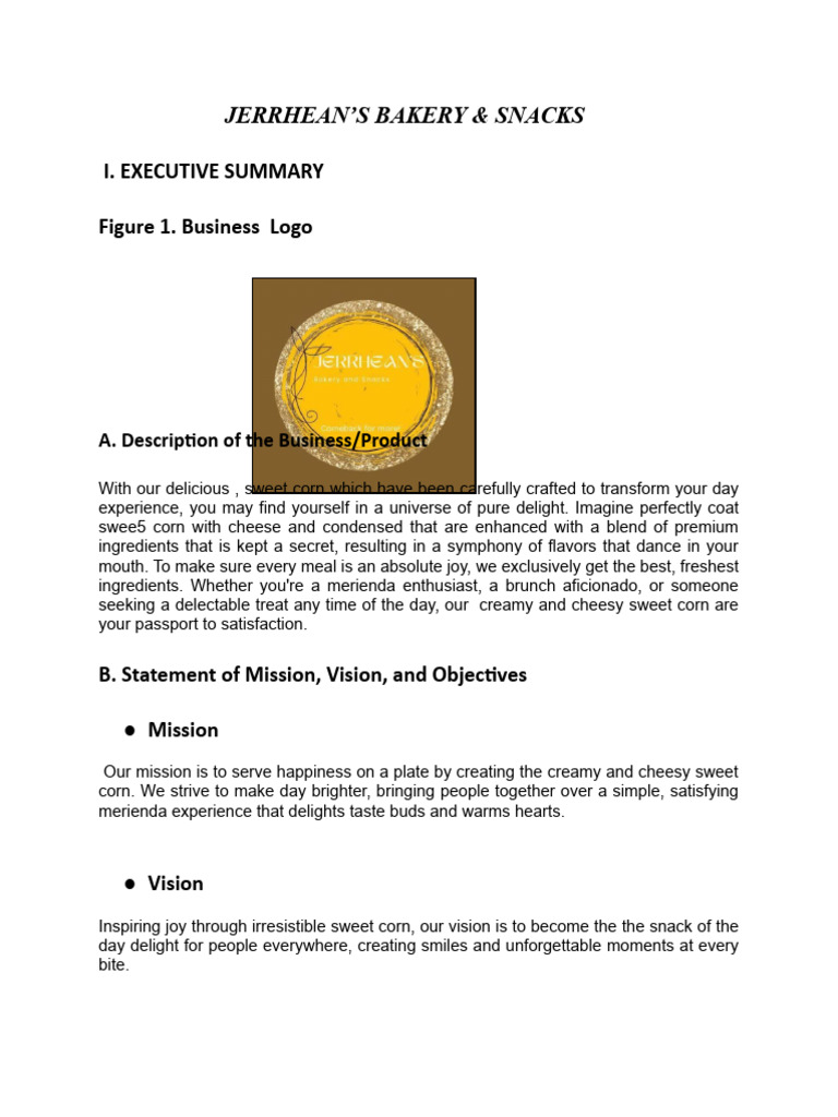 Entrep Business Plan | PDF | Brand | Risk