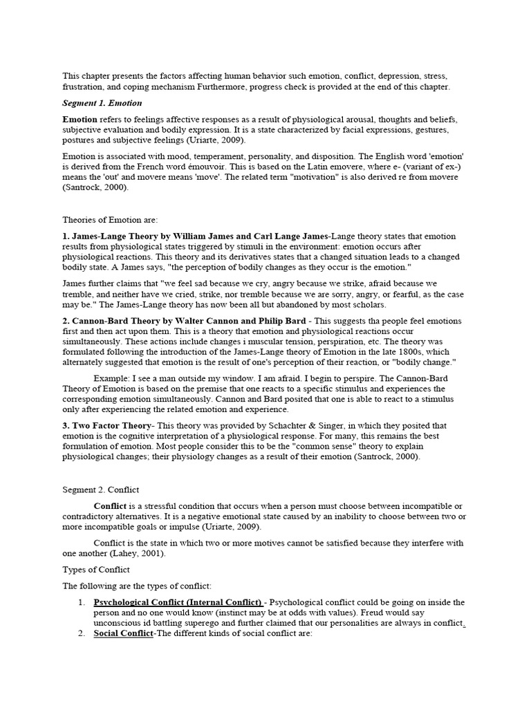 Human Behavior | PDF