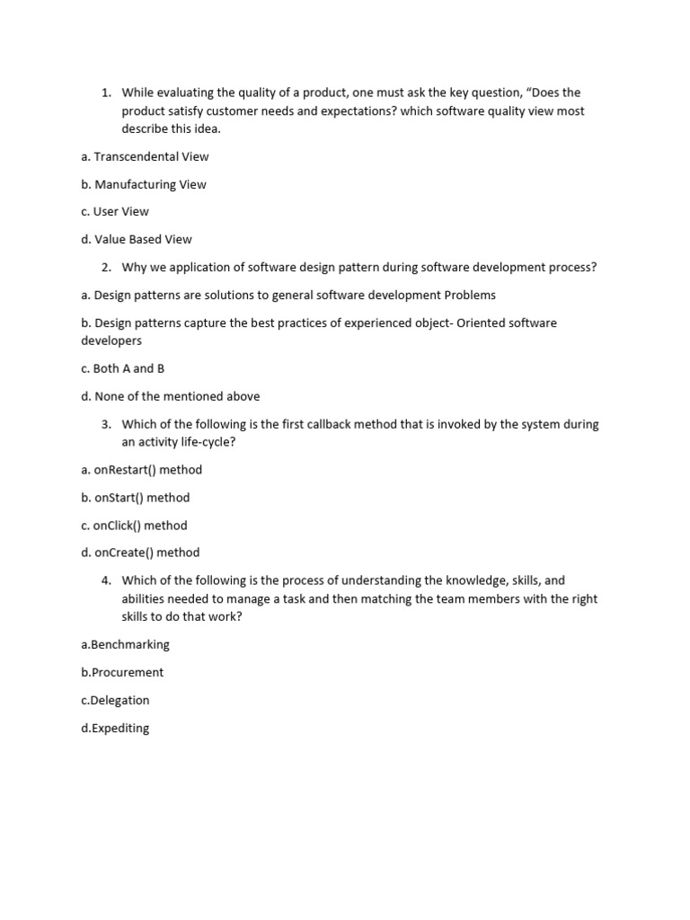 Exit Exam Model | PDF