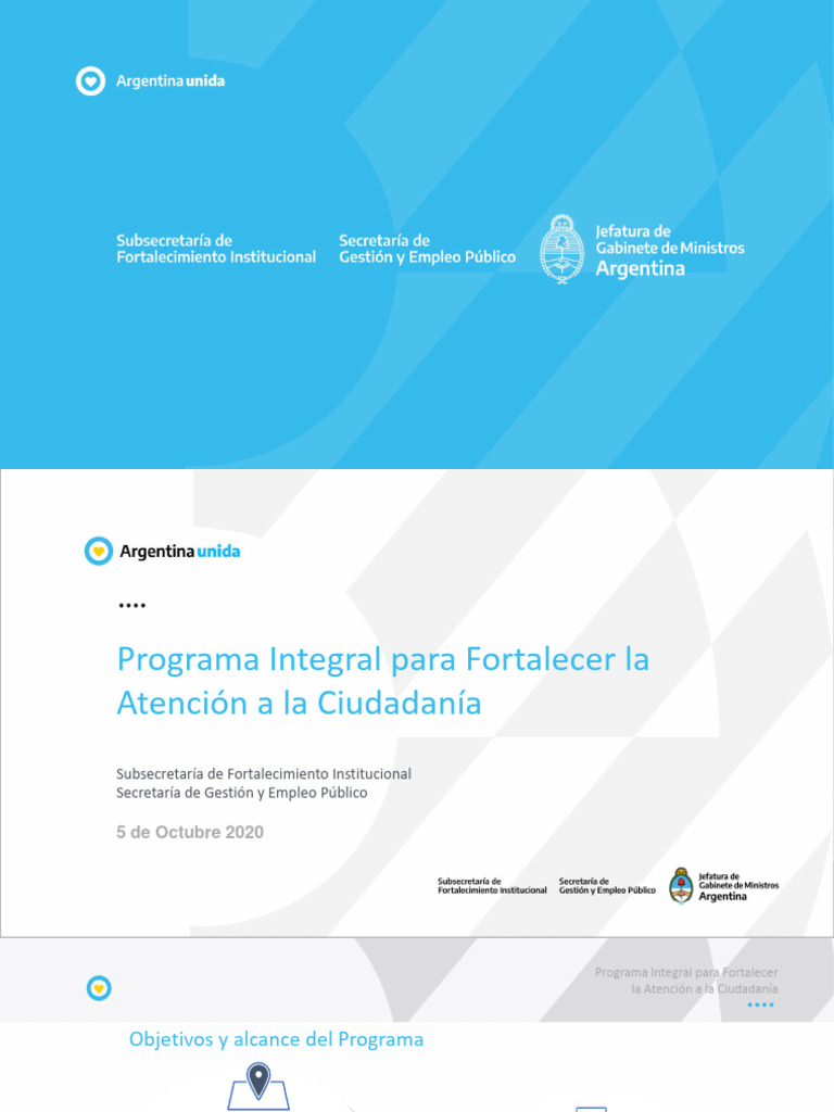 Programa Integral Fortalecer Atencion A La Ciudadania | Descargar ...
