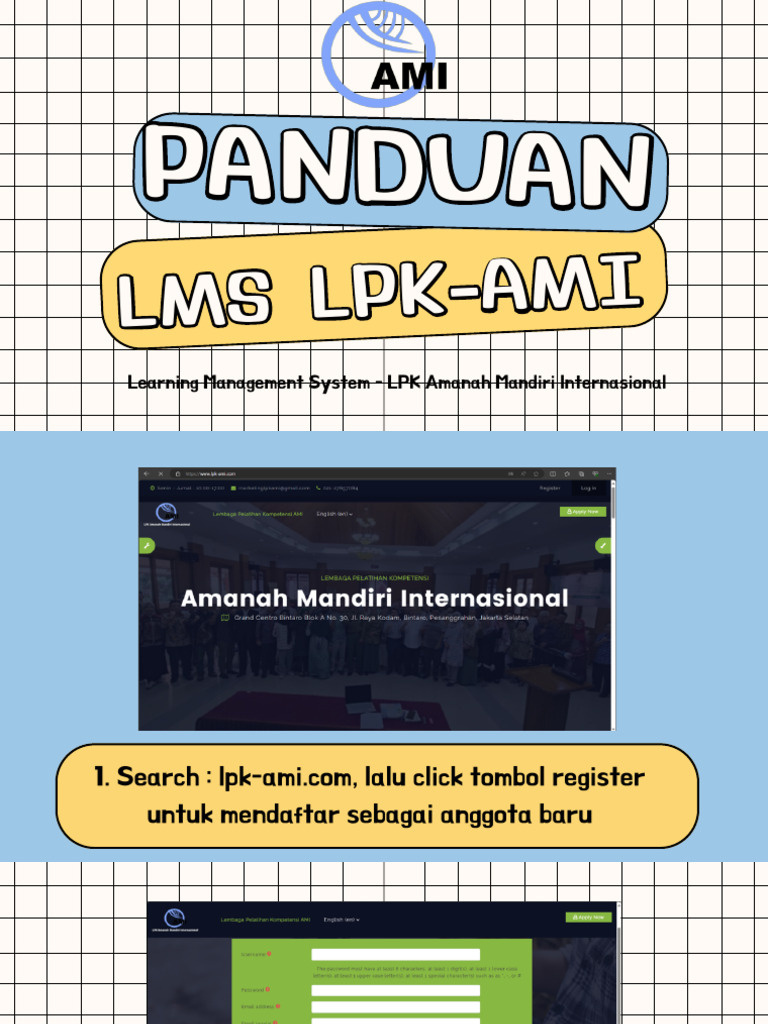 Panduan LMS LPK-AMI | PDF