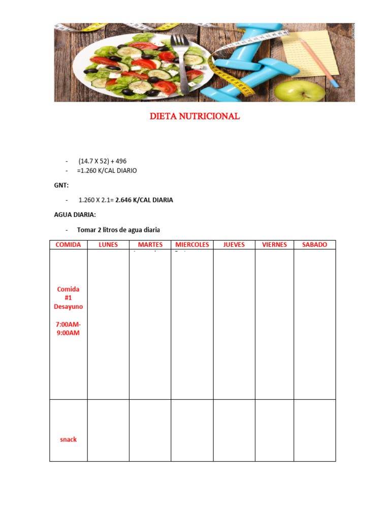 Nutricion Definición | PDF | ensalada | Vegetales