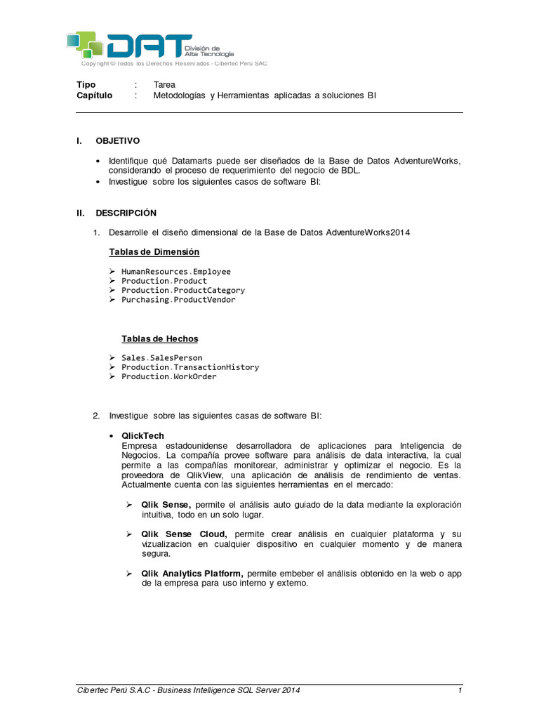 05 Tarea Rolando Cotaquispe | PDF | Inteligencia de negocios | Business