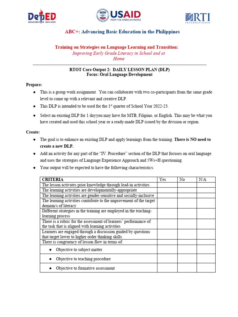 Listening - Cot4th | PDF | Pedagogy | Education Theory