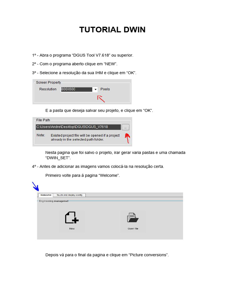 TUTORIAL DWIN ICL+PorjectFiles | PDF | Arquitetura de computadores | Software de sistema