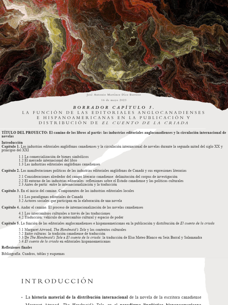 Borrador Capítulo 5 | PDF | Traducciones | Autor