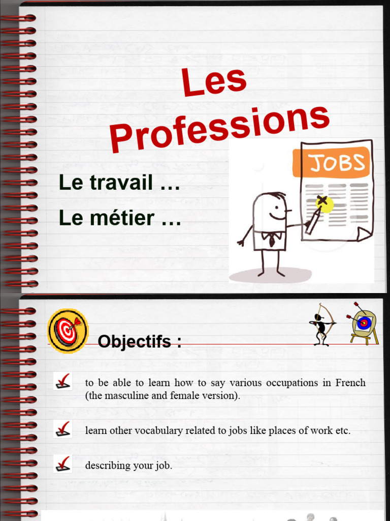 Les Professions | PDF | Coiffeur | Emploi
