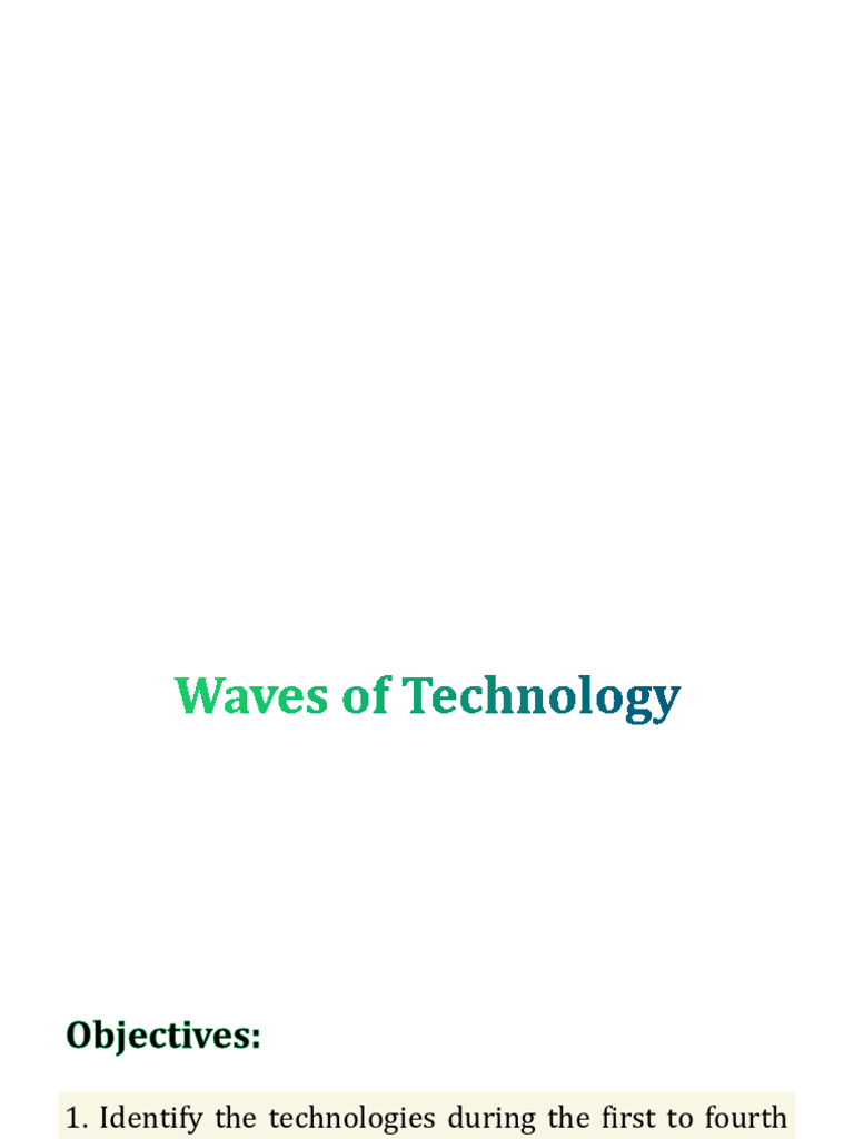 Module 3 Waves of Technology | PDF | Artificial Intelligence ...