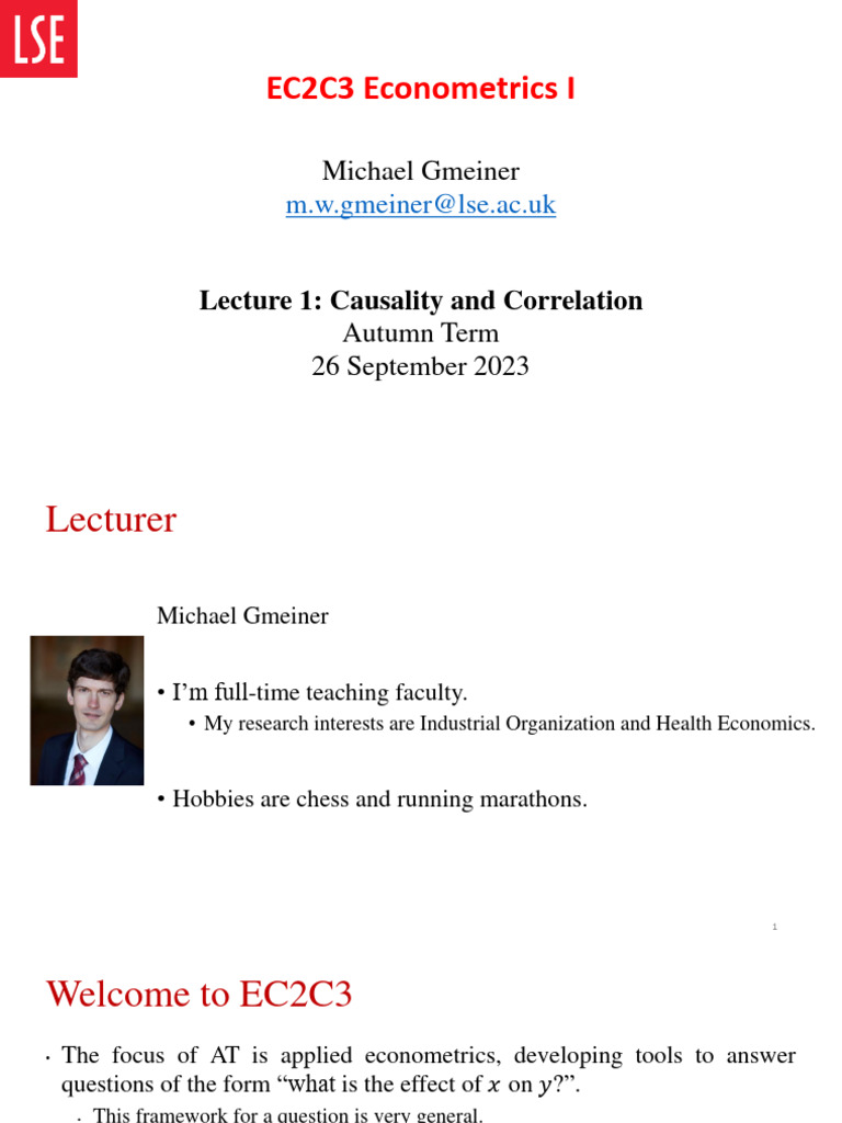 EC2C3 at Lecture 1 | PDF | Finance & Money Management | Computers