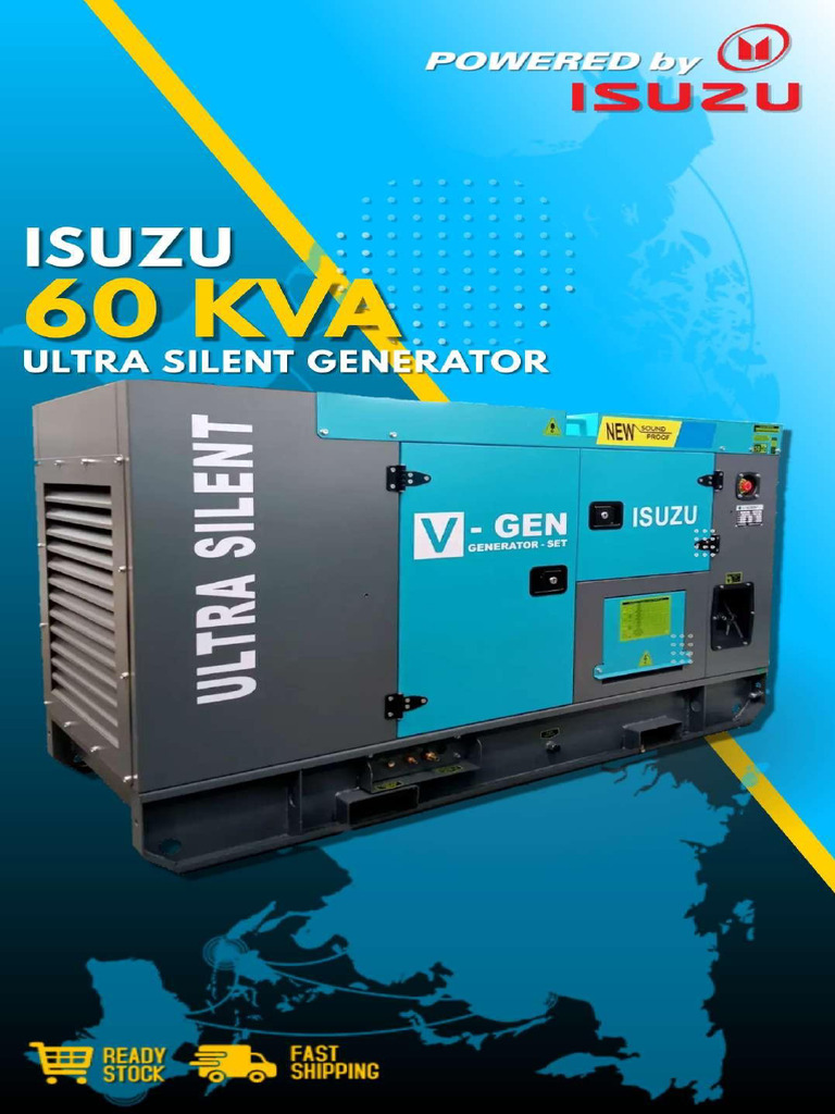 Digital Power Utama ISUZU 60 KVA - SILENT | PDF