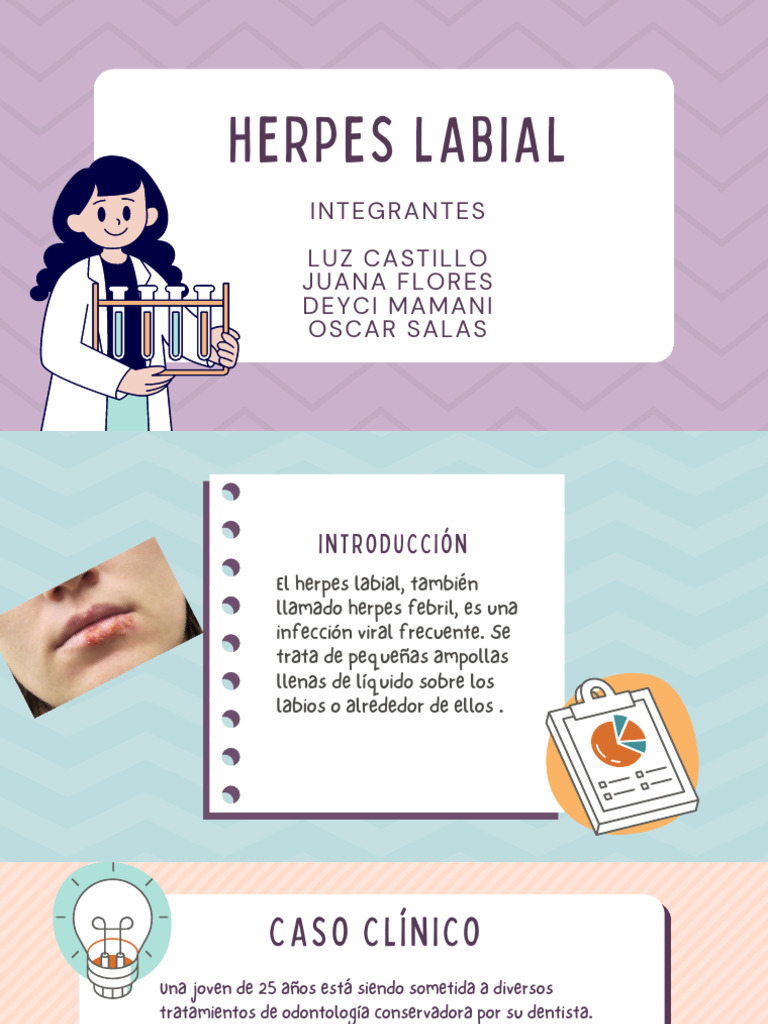 Herpes Labial: Causas y Tratamiento | PDF | Herpes Simple | Virus