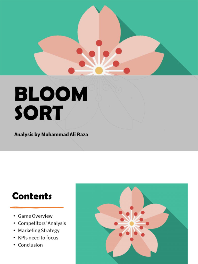 Bloom Sort Analysis by Muhammad Ali Raza | PDF | Business