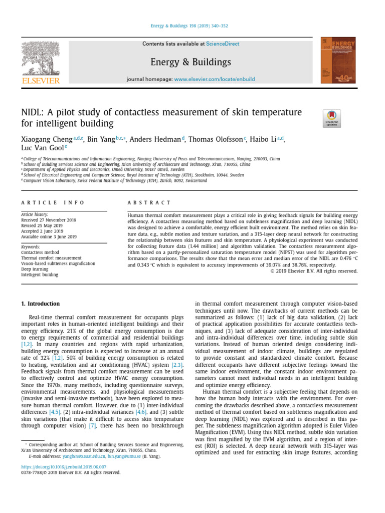 Measurement of Skin Temperature | PDF | Support Vector Machine | Deep ...