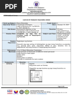 Filipino - Intervention Remediation Plan For The Identified Learning ...