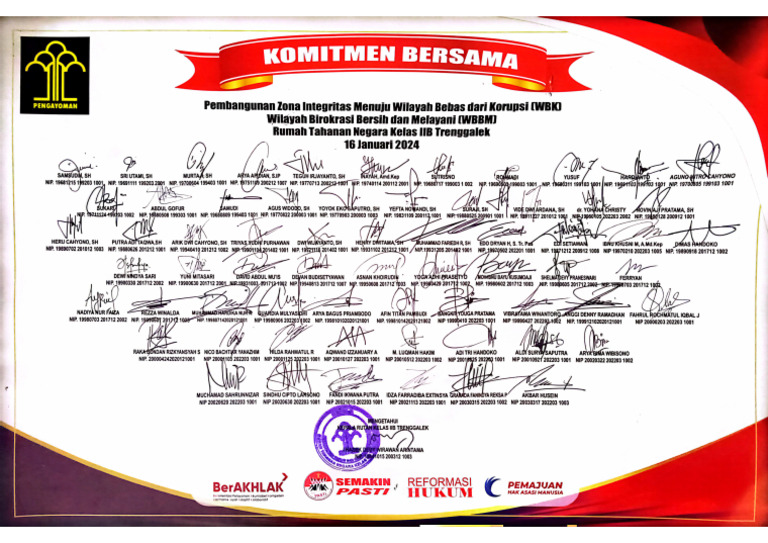 Komitmen Bersama-Pegawai | PDF