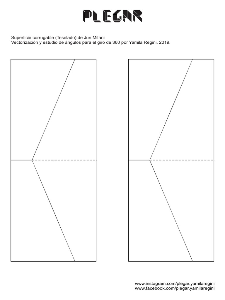 PLEGAR - Secuencia Teselado Jun Mitani | PDF