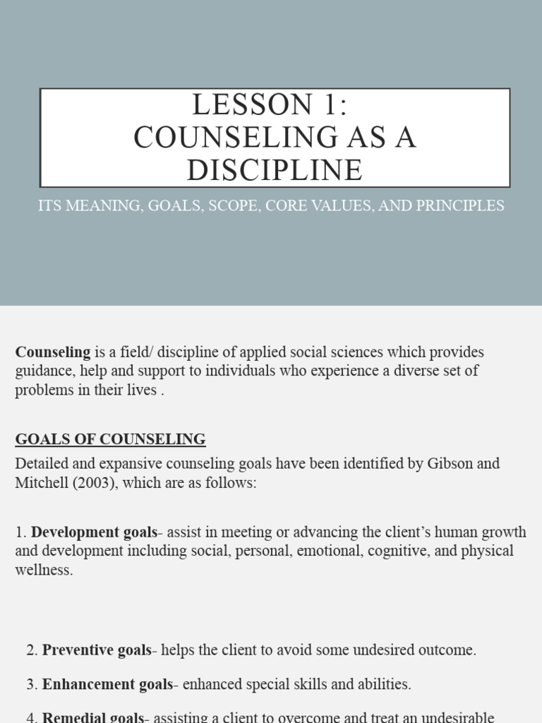 Lesson 1 Diass Pdf Psychotherapy Disciplines