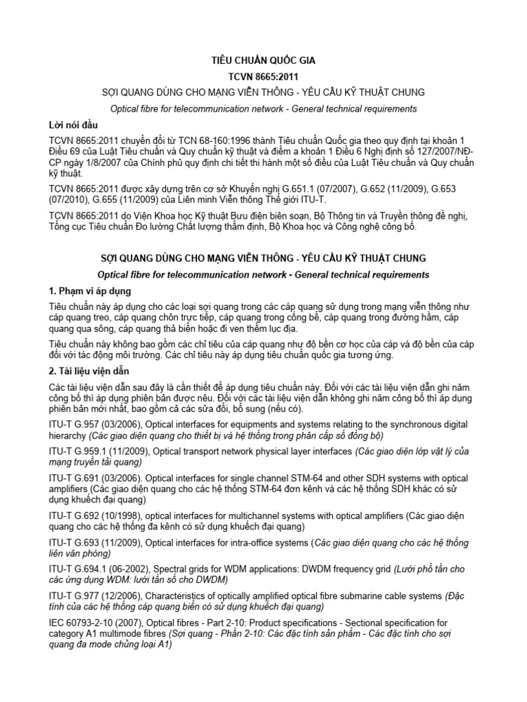 TCVN 8665-2011 | PDF
