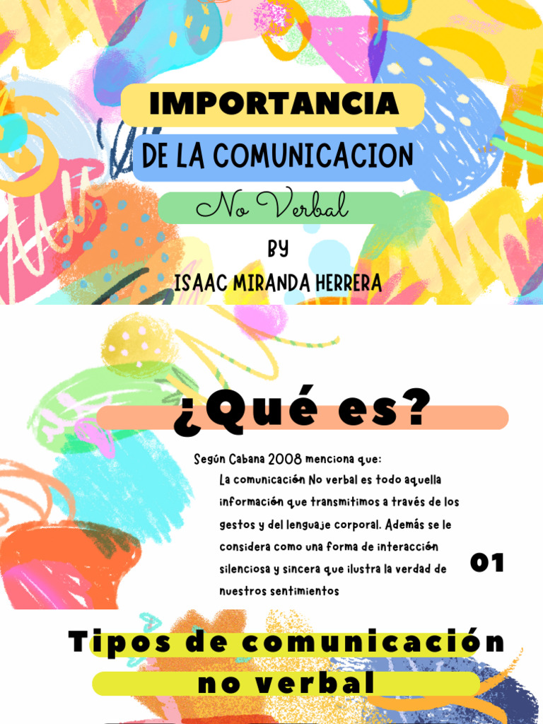 Importancia de La Comunicacion No Verbal | PDF | Comunicación no verbal | Comunicación