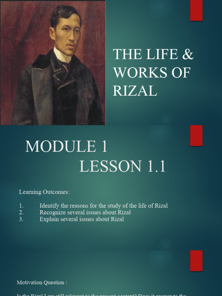 Rizal Module Lesson 1.1 | Download Free PDF | Bill (Law)