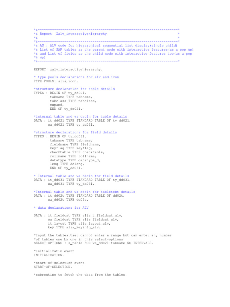 Fetch Tabledata | PDF