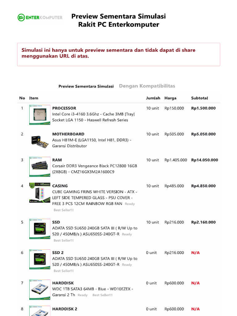 Tugas Rakit PC | PDF