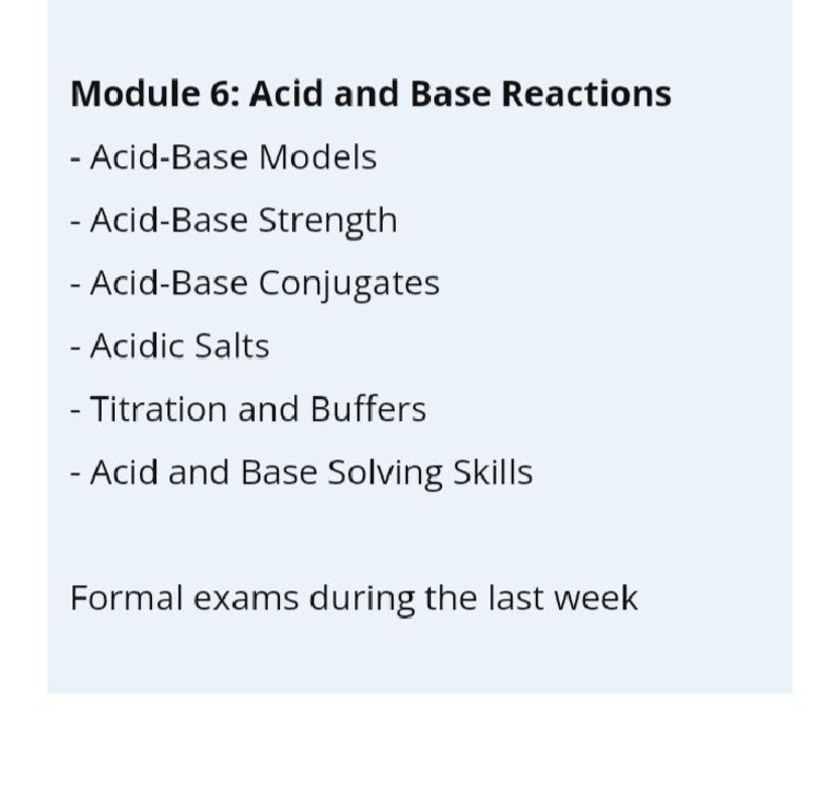 Module 6 Chemistry | PDF