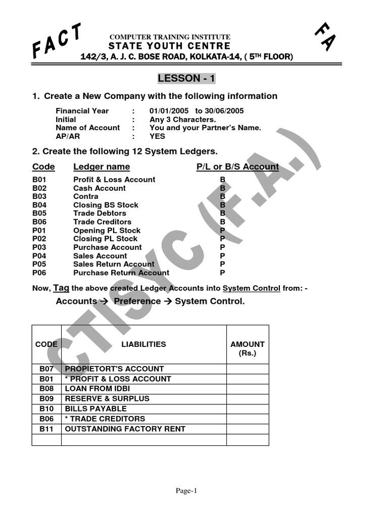Fact Lesson-2022 | PDF | Receipt | Invoice