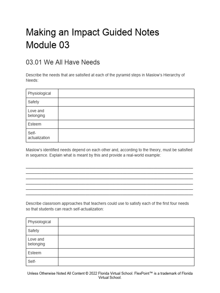 Module 3 Guided Notes | PDF