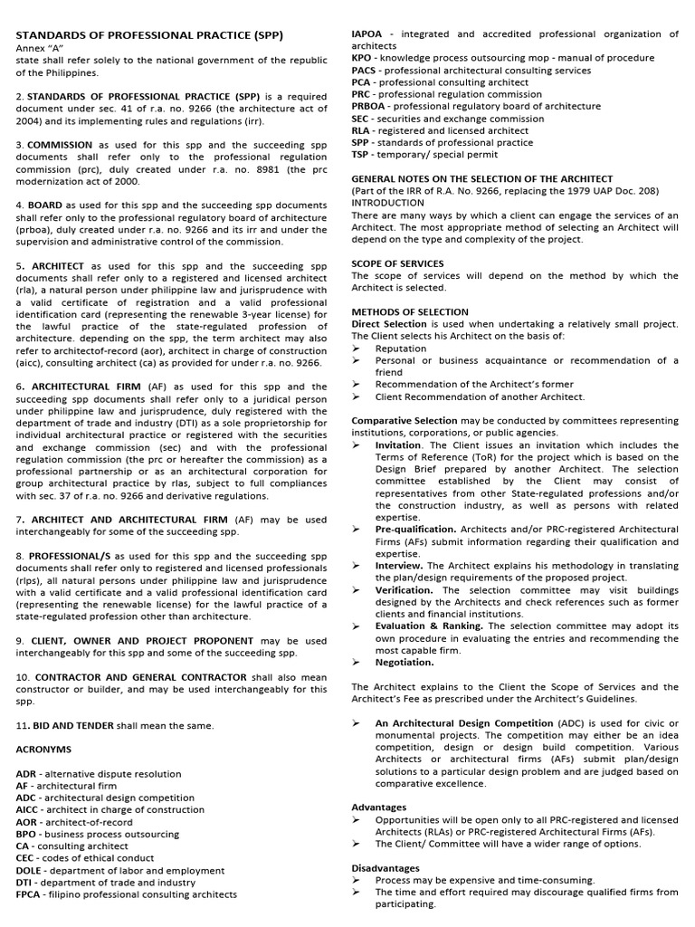 PP2 Reviewer 1 | PDF | Architect | Per Diem